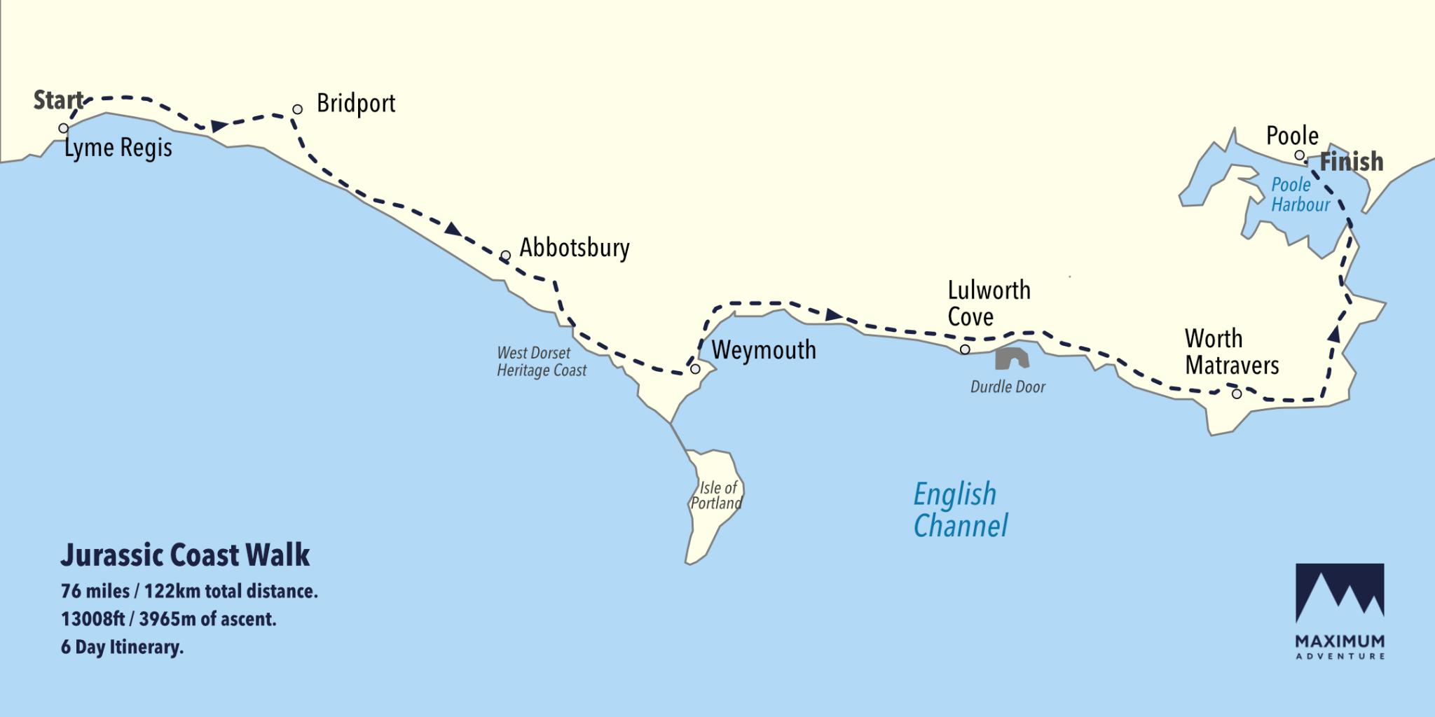 The Jurassic Coast | 6 Days (Self-Guided) | South West of England