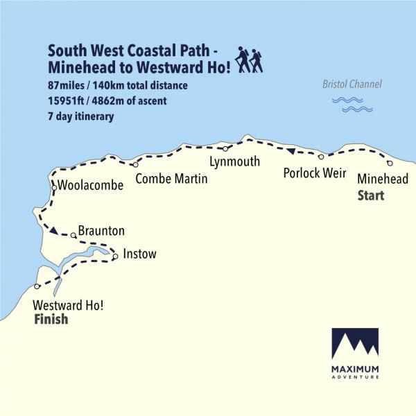 South West Coast Path - Minehead to Westward Ho! | 7 Nights (Self ...